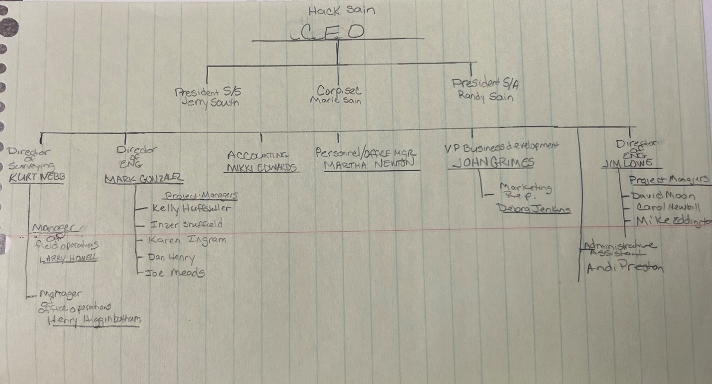 Sain’s New Organizational Structure - Sain Associates