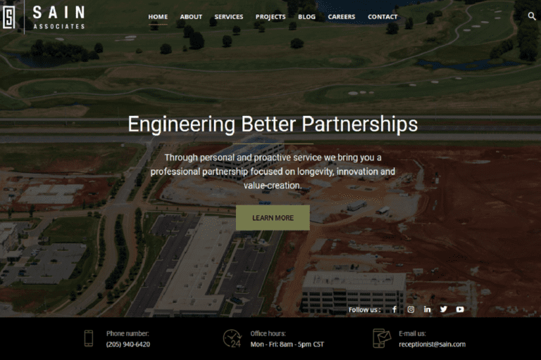 Welcome to Our New Website - Sain Associates